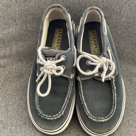 Sperry | Shoes | Canvas Sperry Boat Shoe Good Condition | Poshmark